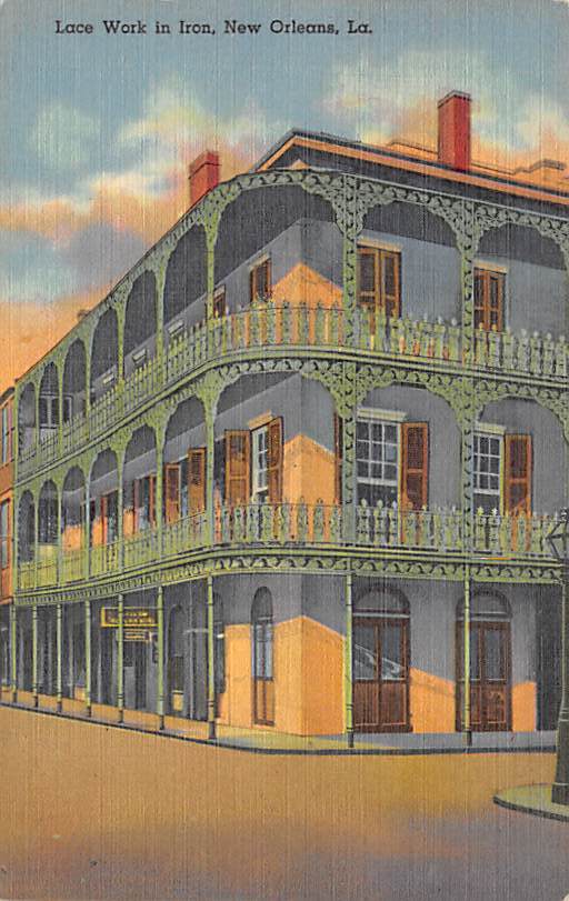 Lace Work in Iron Building was built by Jean Labranche early 1800's ...