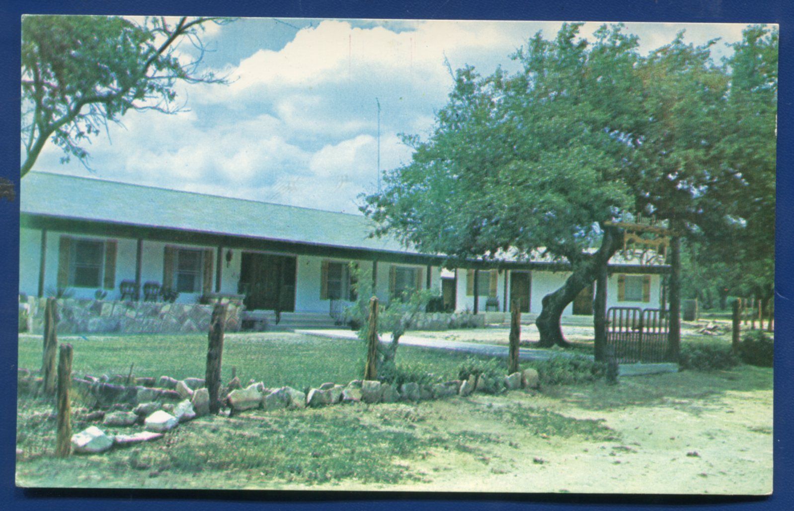 Bandera Texas tx Dixie Dude Ranch entrance view postcard | United ...