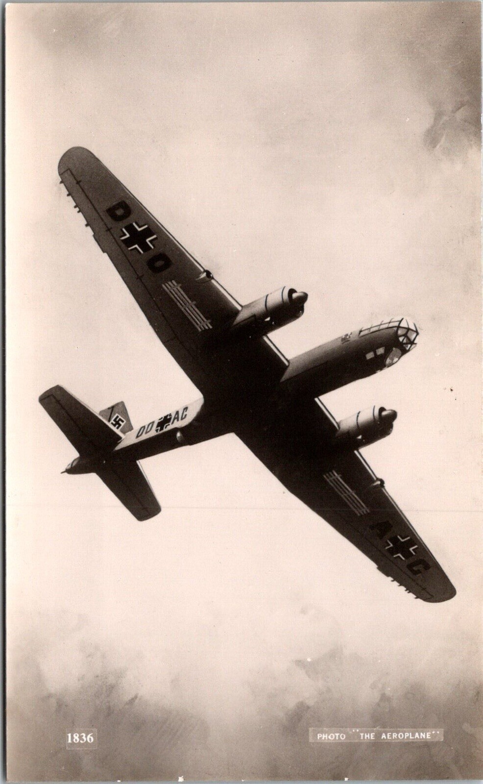 Photograph WW2 German Heinkel AIRCRAFT PLANE 1940s JC4 | Europe ...