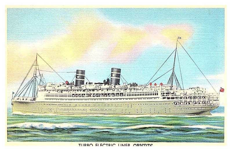 S.S.Oriente, turbo electric Liner, NY and Cuba Mail Line | Topics ...