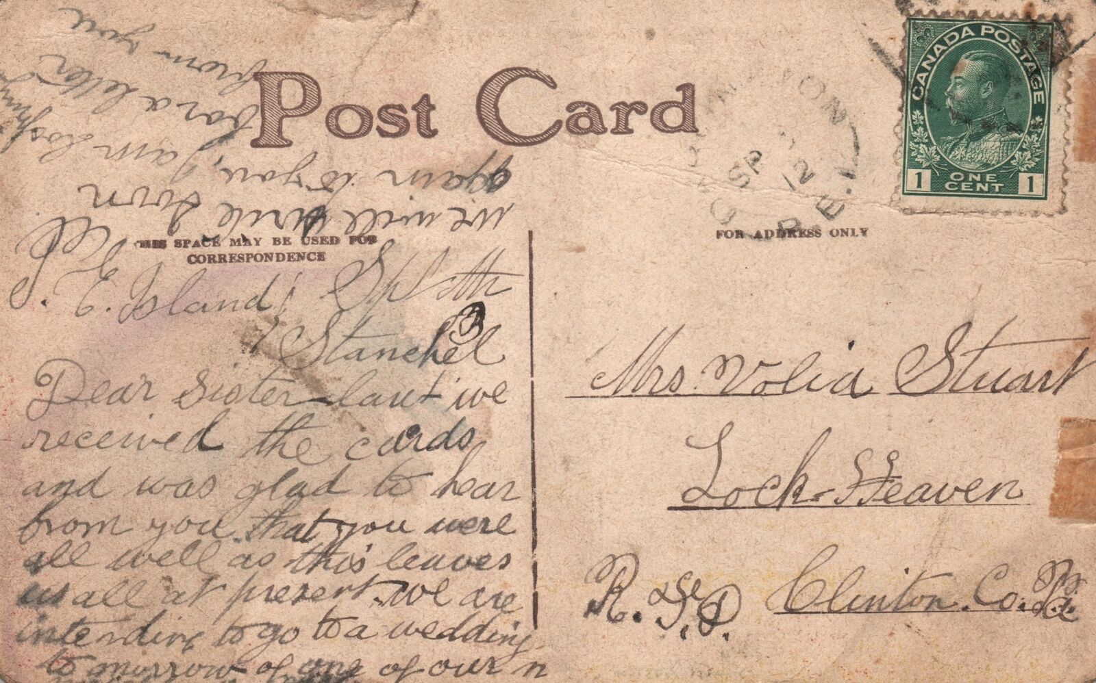 Vintage Postcard 1912 Golden Moments In The Stream Of Life Rush Past Us ...