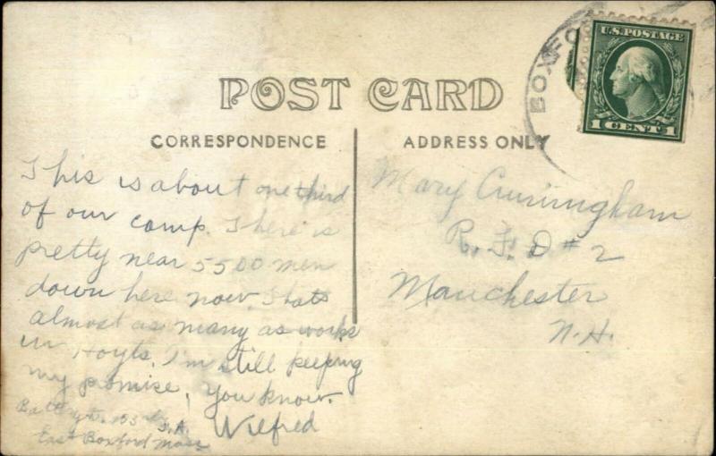Boxford MA USFA Camp Curtis Guild c1910 Real Photo Postcard 51st ...
