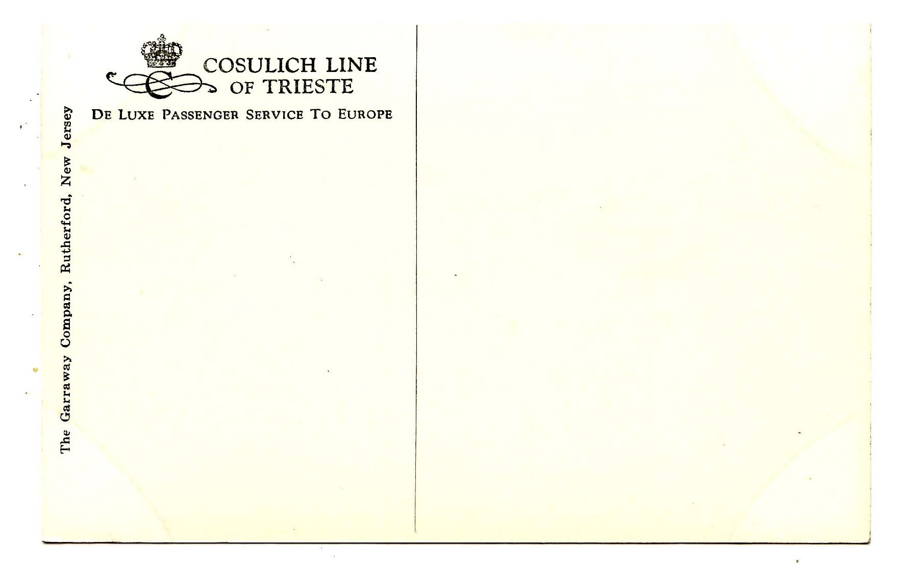Cosulich Line of Trieste - MV "Saturnia", Ballroom *RPPC | Topics ...