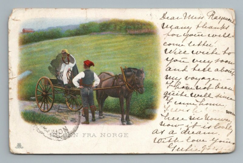 Hilsen Fra Norge 1900s Vintage Postcard | Other / Unsorted, Postcard ...