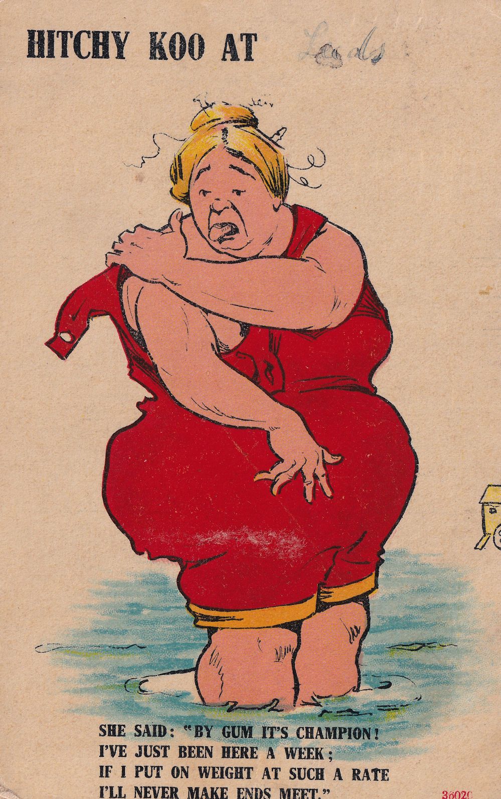 Hitchy Koo WW1 Rare Itching Scratching Comic Postcard | Topics - Humour ...