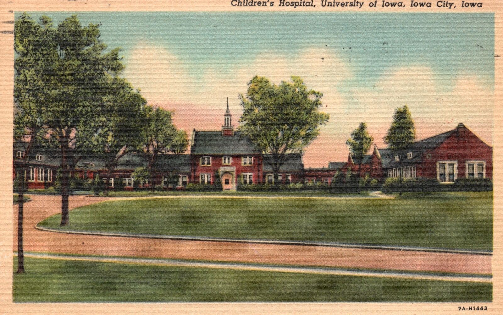 Vintage Postcard 1948 Children's Hospital Building University Of Iowa ...