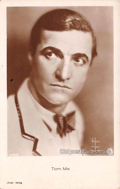 Tom Mix Movie Star Actor Actress Film Star Writing on back | Topics ...