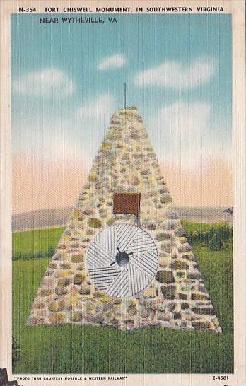 Fort Chiswell Monument Near Wytheville Virginia | Topics - Buildings ...