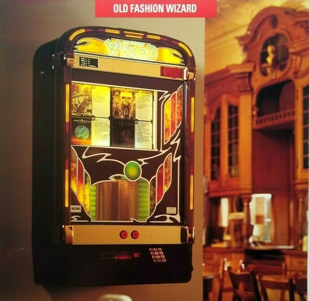 NSM Old Fashion Wizard Jukebox FLYER Phonograph Music Art Print Sheet ...