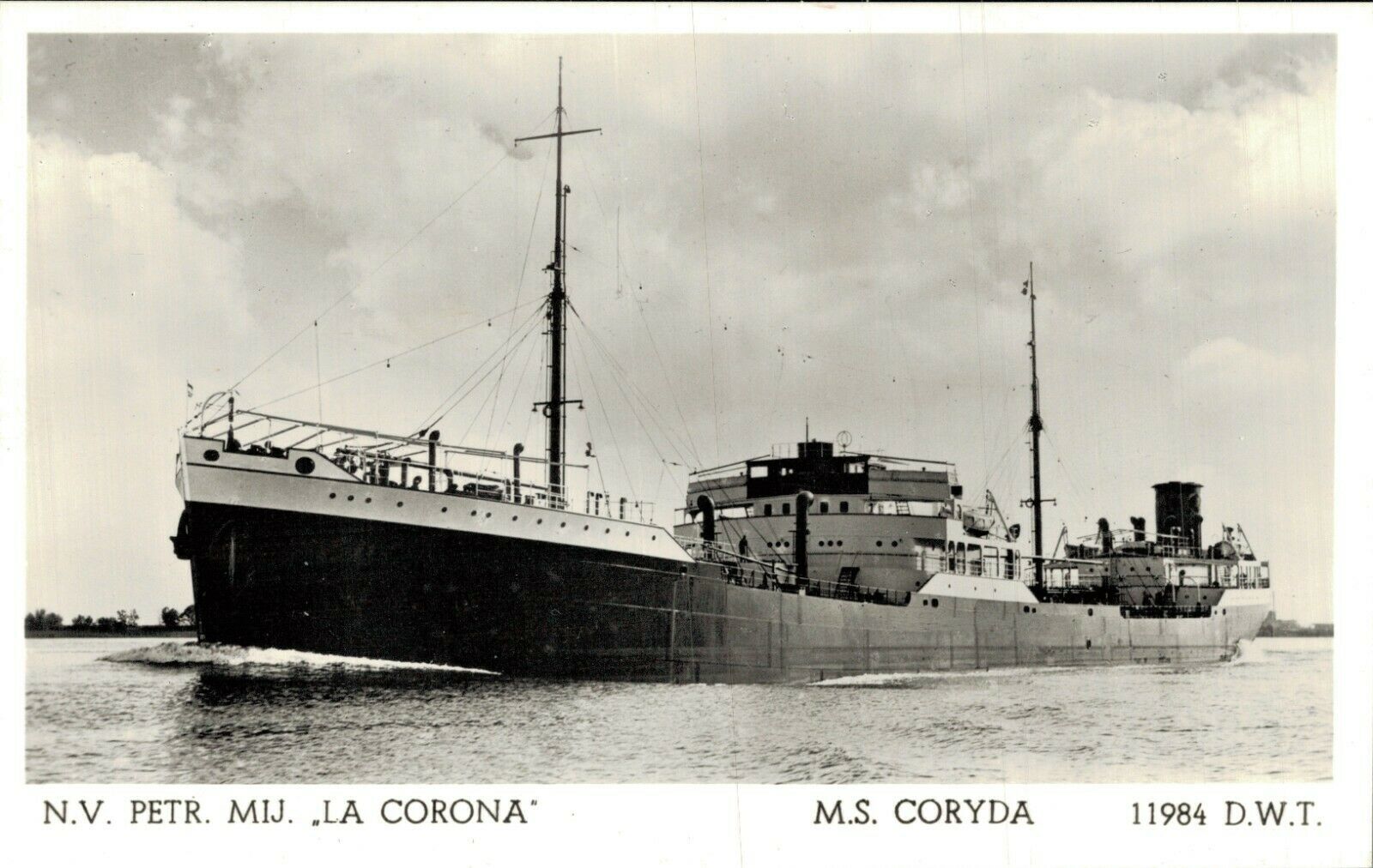 N.V. Petr MIJ La Corona M.S. Coryda Ship Vintage RPPC 07.51 | Other ...