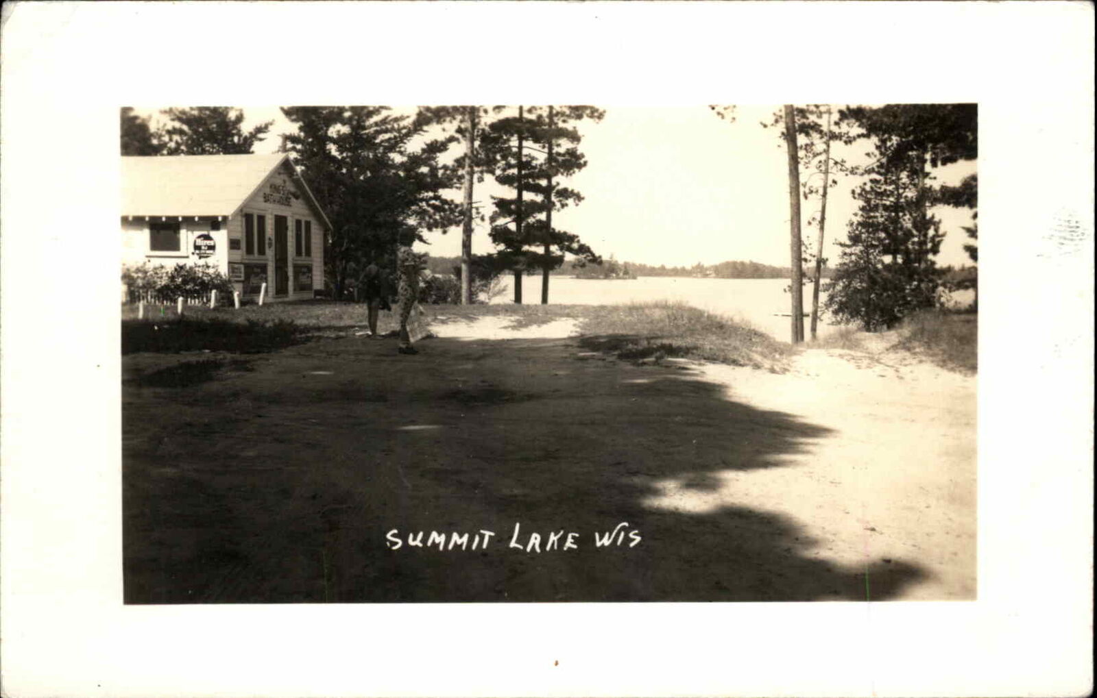 Summit Lake WI Real Photo Postcard Used 1941 - Langlade County | United ...