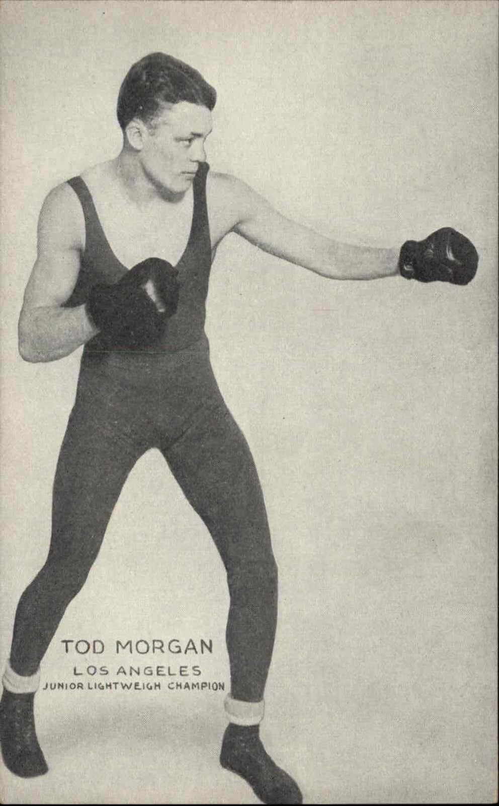 Los Angeles Tod Morgan Jr Lightweight Boxer Boxing Antique Vintage ...