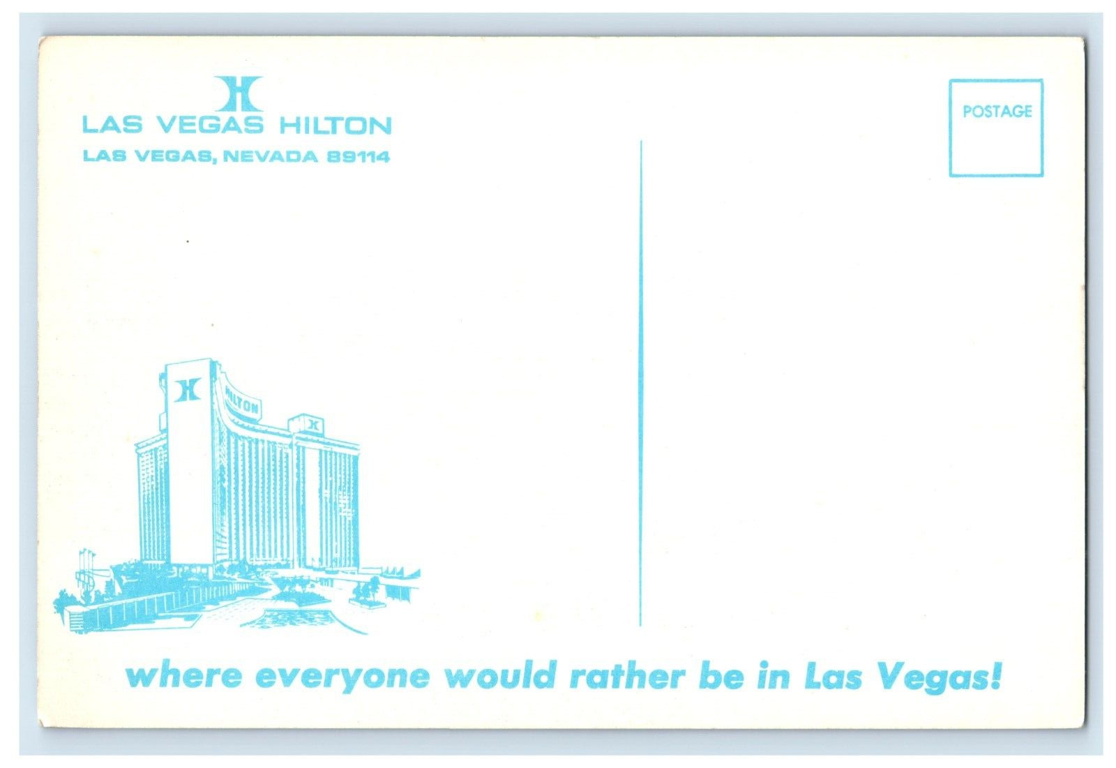 Vintage Las Vegas Hilton Postcard #AE | United States - Nevada - Las ...