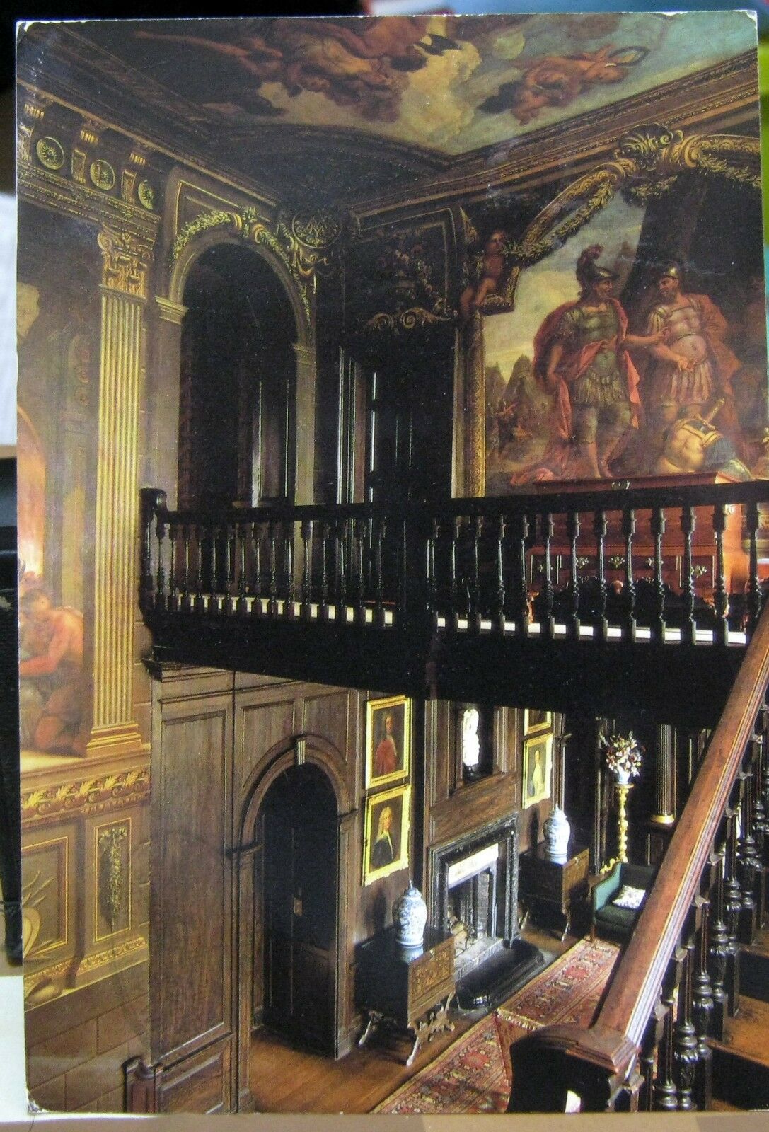 England Hanbury Hall Painted Staircase and Hall - posted 2000 | Europe ...