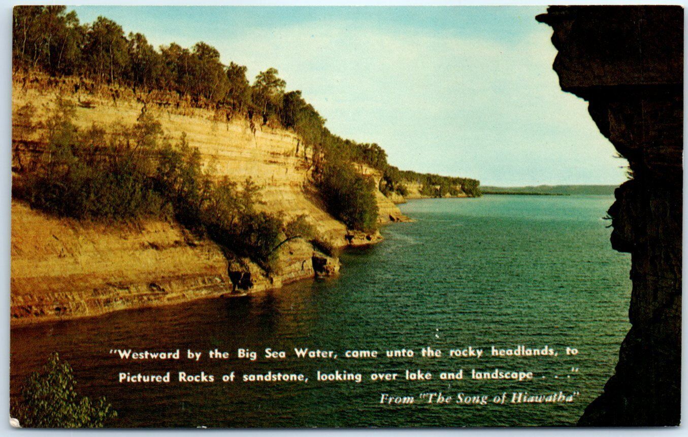 Postcard - Pictures Rocks, National Lakeshore Park, Upper Peninsula of ...