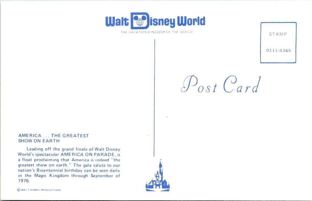 FL, Florida WALT DISNEY WORLD Amusement Park PARADE FLOAT~DUMBO 1976 ...