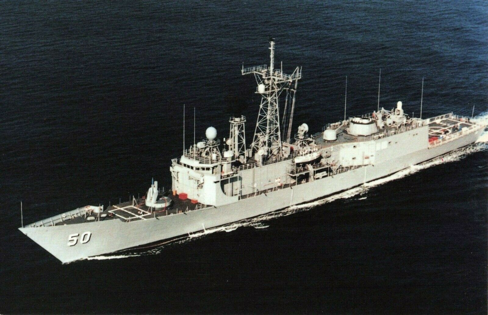 Postcard USS Taylor FFG-50 Guided Missile Frigate | Topics - Militaria ...