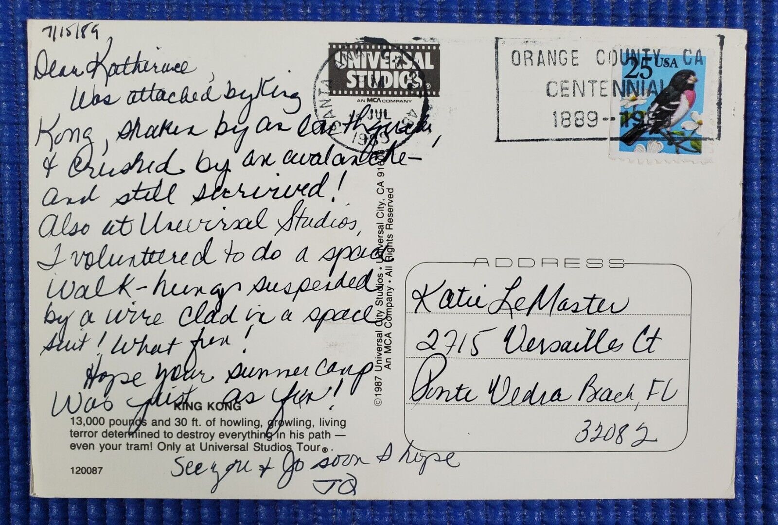 Vintage Universal Studios KING KONG Orange County California CA ...