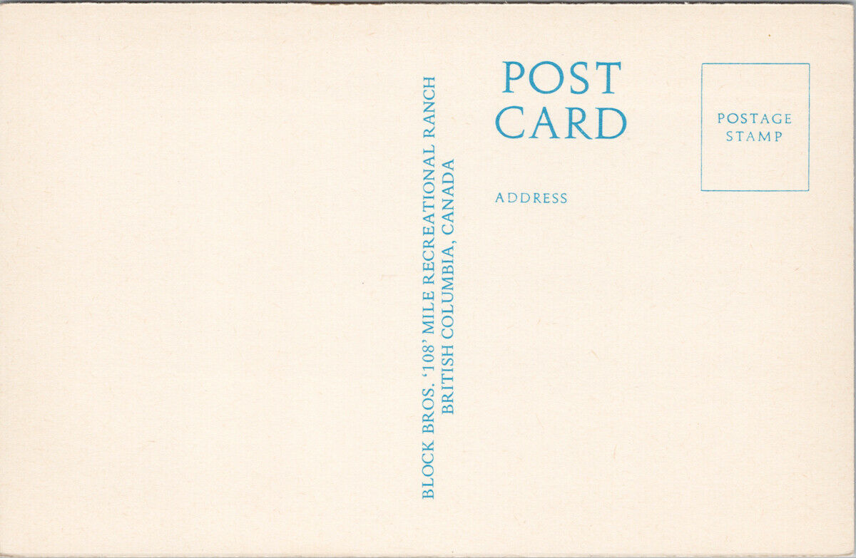 108 Mile Lake BC Cariboo 108 Mile Recreational Ranch Block Bros ...