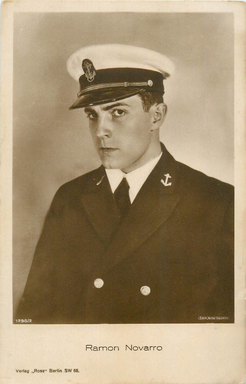 Postcard Cinema Film Star Actor Ramon Novarro sailor costume | Topics ...