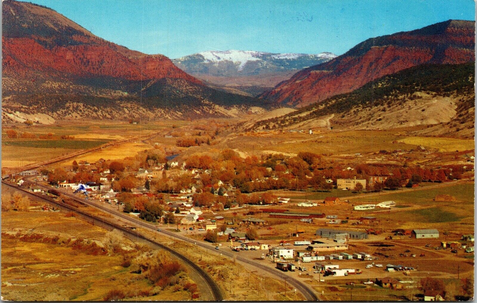Eagle Colorado CO Rio Grande Railroad Mountains High View Chrome ...