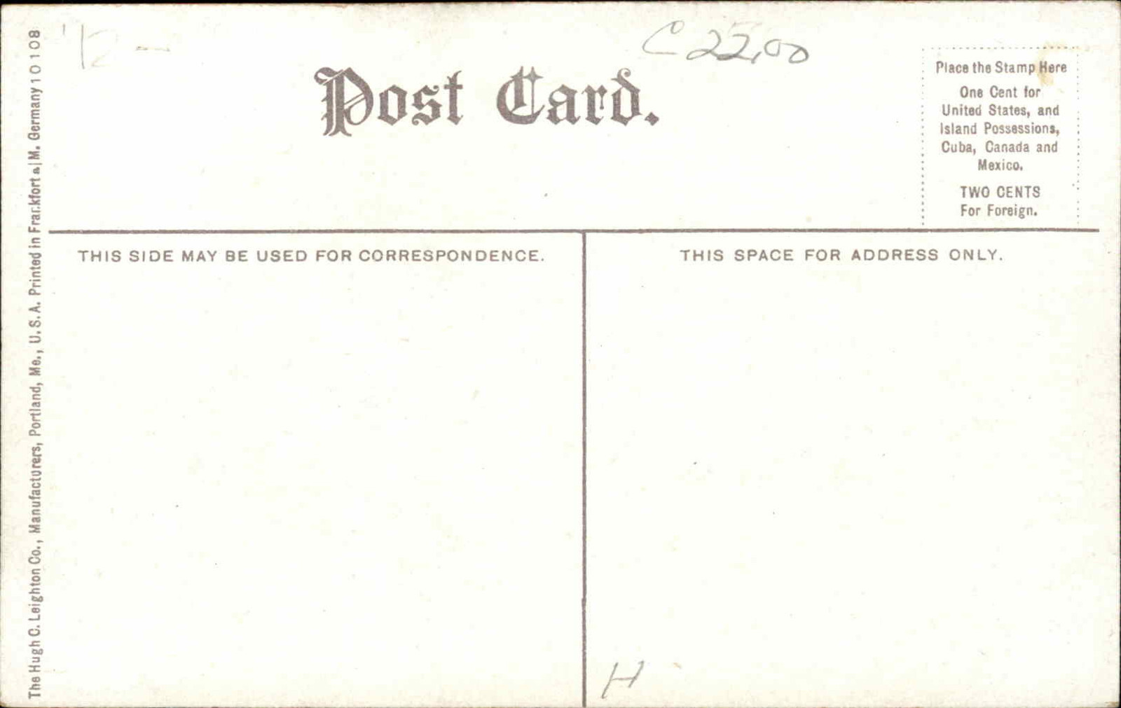 Spruce Head ME Two Bush Island Lighthouse 1900s-20s Vintage Postcard ...