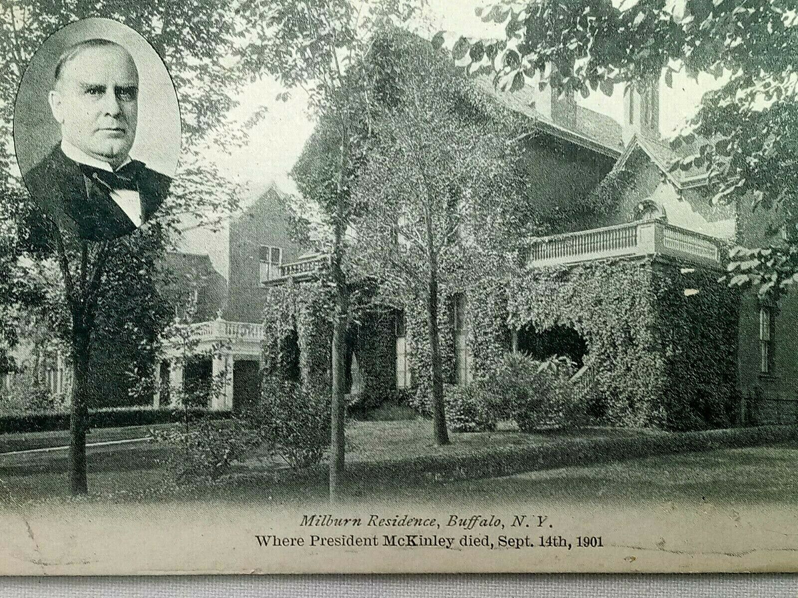 Vintage Postcard 1900s Where President McKinley Died Milburn Buffalo NY ...