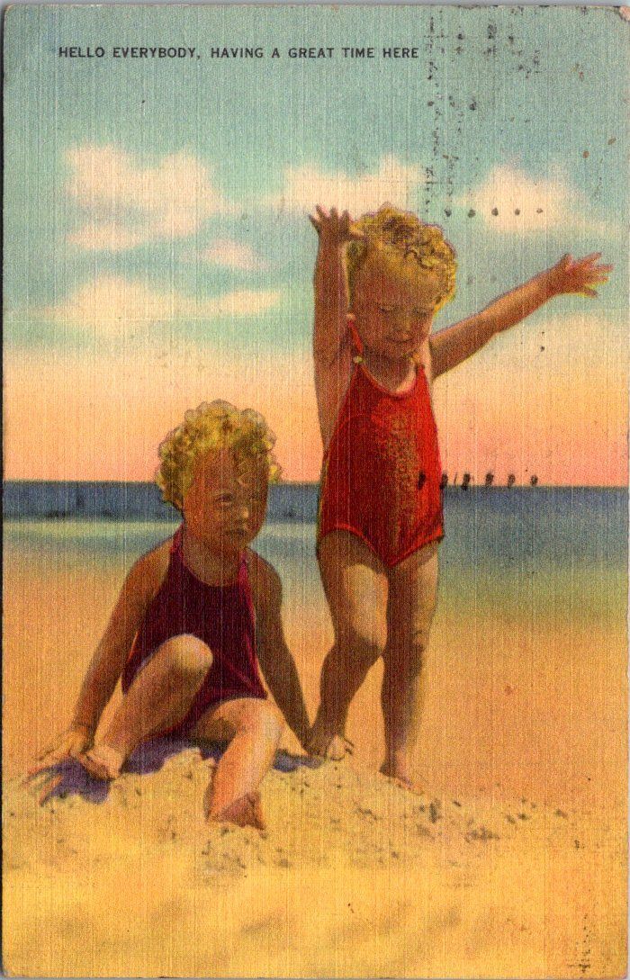 Humour Children On The Beach Having A Great Time 1943 | Topics - Humour ...