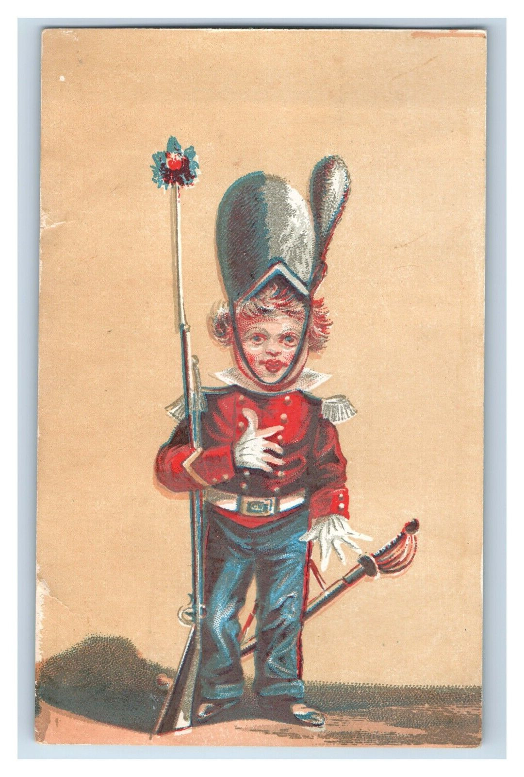 1881 Victorian Trade Cards Children Occupational Uncle Sam Police Set ...