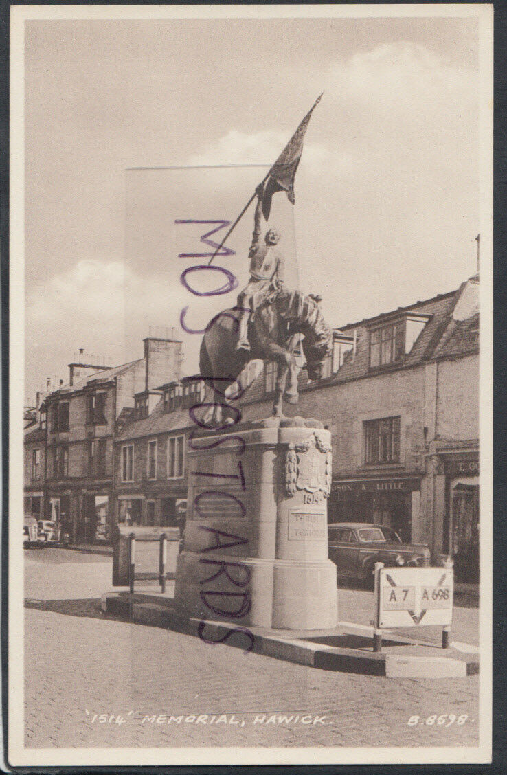 Yorkshire Postcard - '1514' Memorial, Hawick T2382 | Europe - United ...