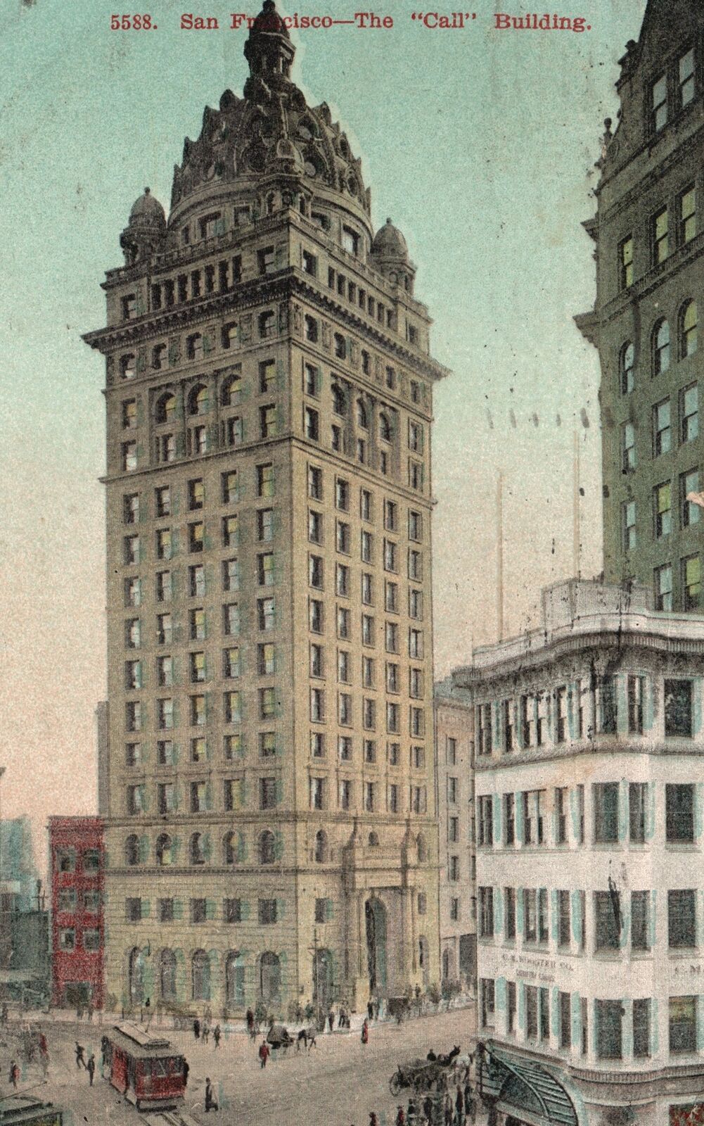 Vintage Postcard 1911 The Call Building San Francisco California ...