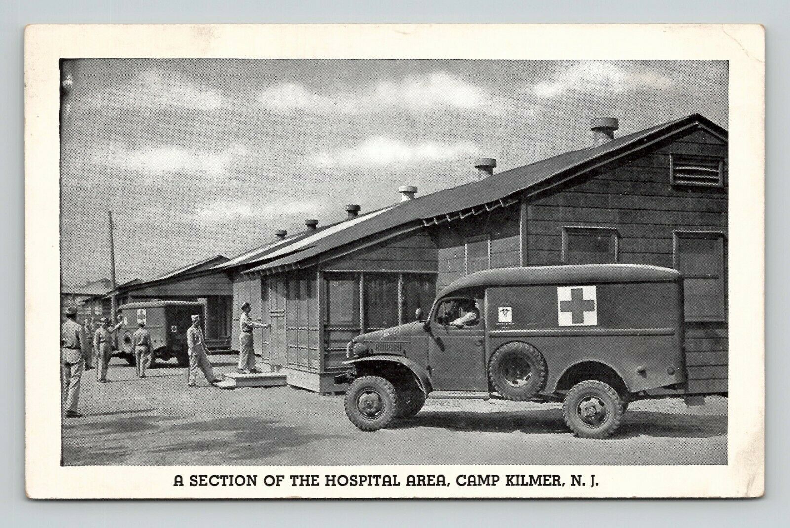 Postcard VTG1940'S SECTION OF THE HOSPITAL AREA WWII U.S. Army Camp ...