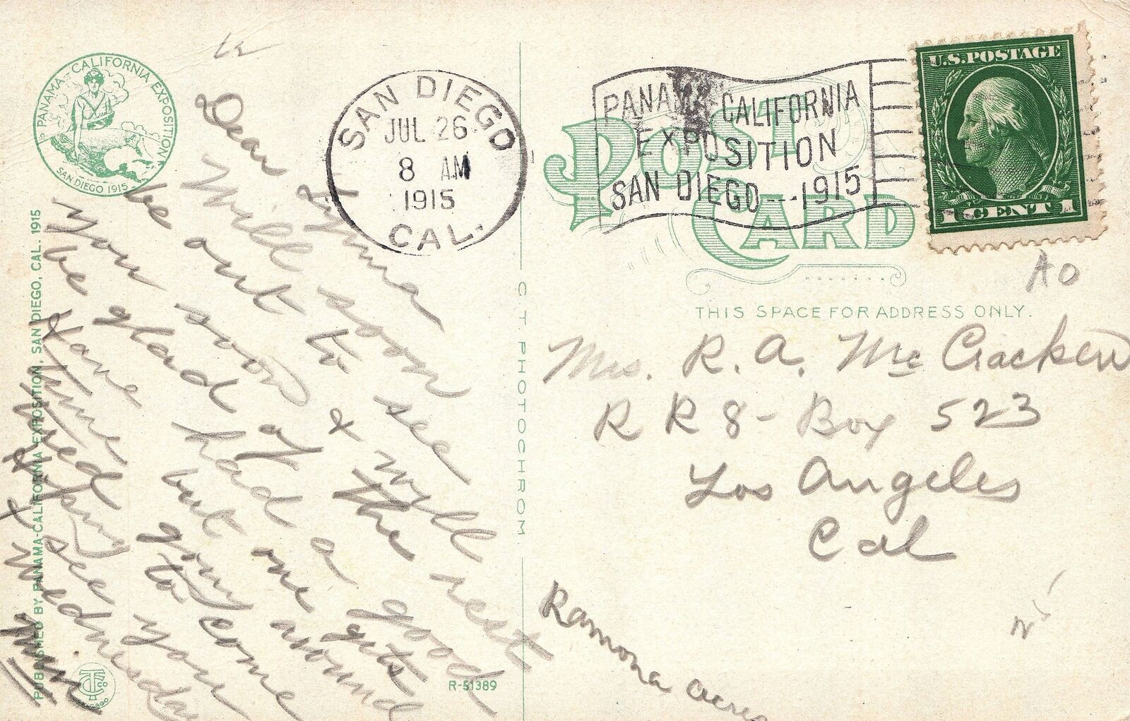 Vintage Postcard Panama California Expo 1915 Varied Industries Bldf ...