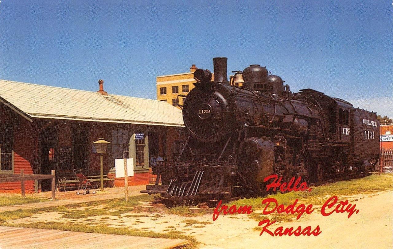 BOOT HILL SPECIAL Steam Train Dodge City Kansas Museum Railroad Vintage ...