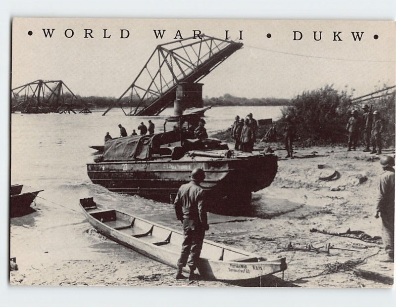 Postcard World War II, DUKW (Duck), Dells Duck Tours, Wisconsin Dells ...