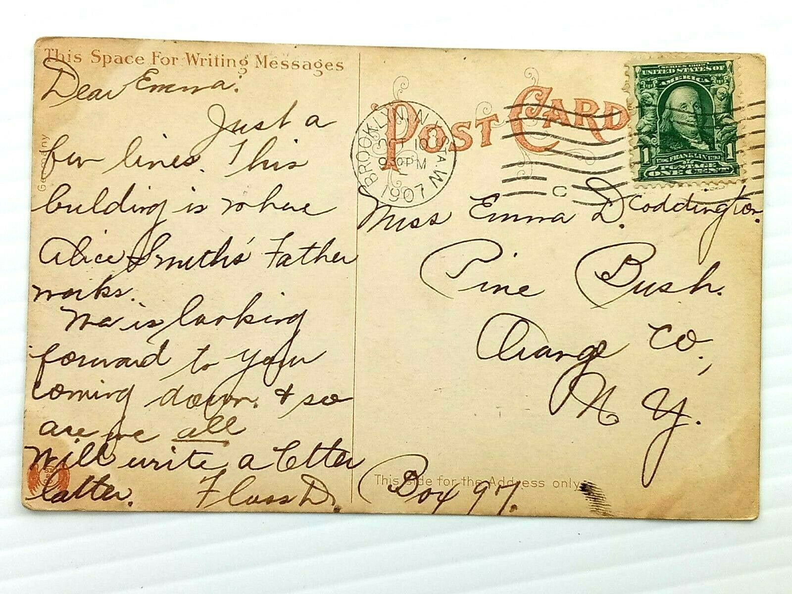 Vintage Postcard 1907 Hall of Records Brooklyn NY New York | United ...