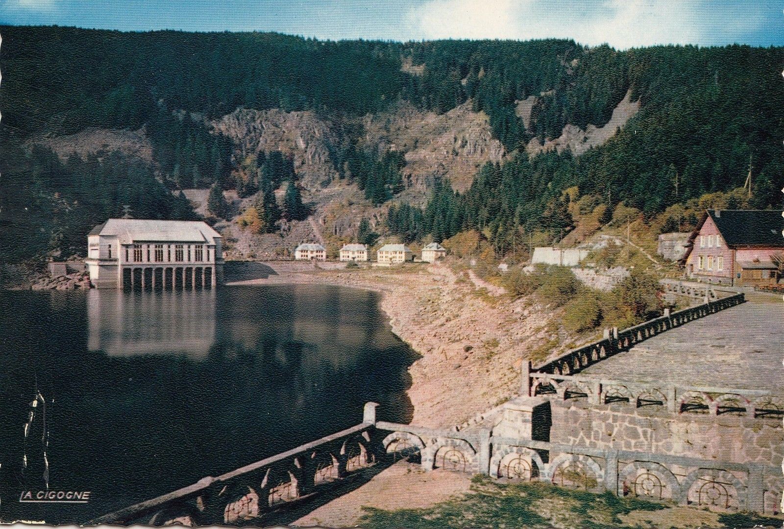 BF25187 les vosges le lac du noir france front/back image | Europe ...