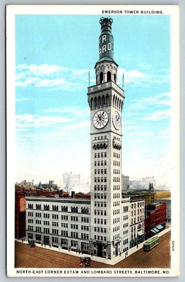 Maryland Postcard - Baltimore - Bromo Seltzer Tower Building | United ...