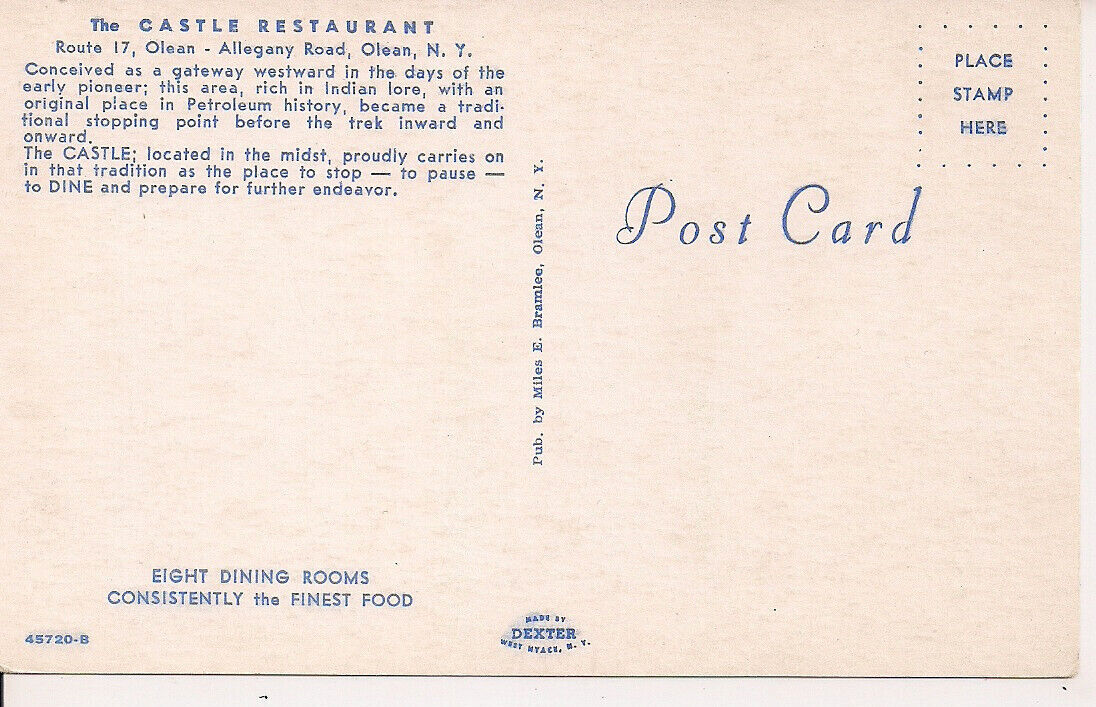 Olean NY, Castle Restaurant, Roadside Americana, 1960's Chrome, Diner ...