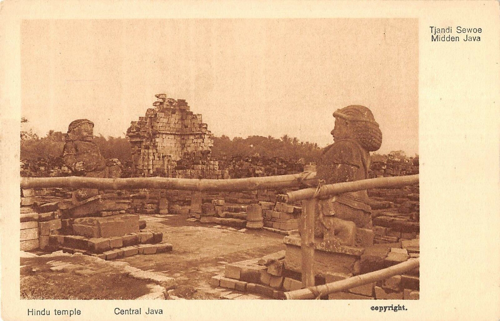 BR102973 hindu temple temple central java tjandi sewpe midden java ...