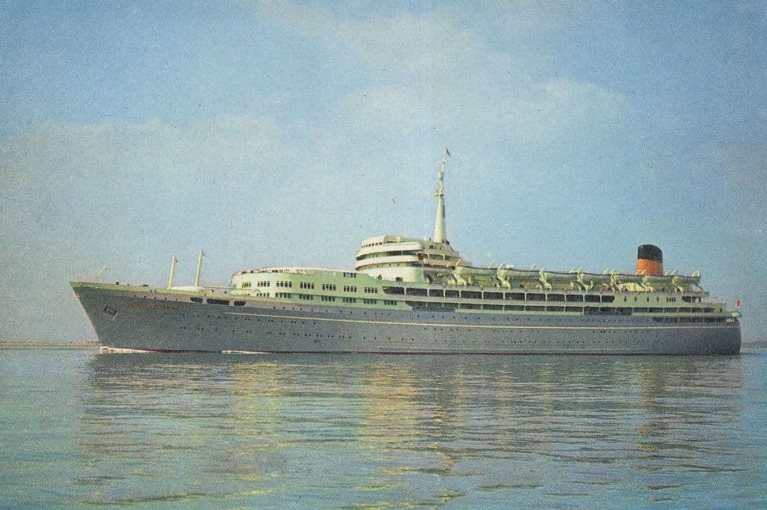 SS Southern Cross Ship Shaw Saville Line Vintage Postcard | Topics ...