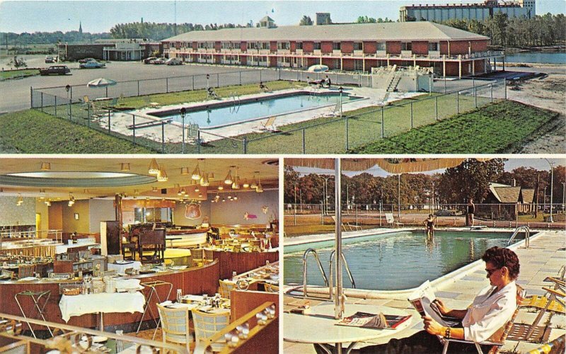 Sarnia Ontario Canada 1950-60s Postcard Guildwood Inn Multiview ...