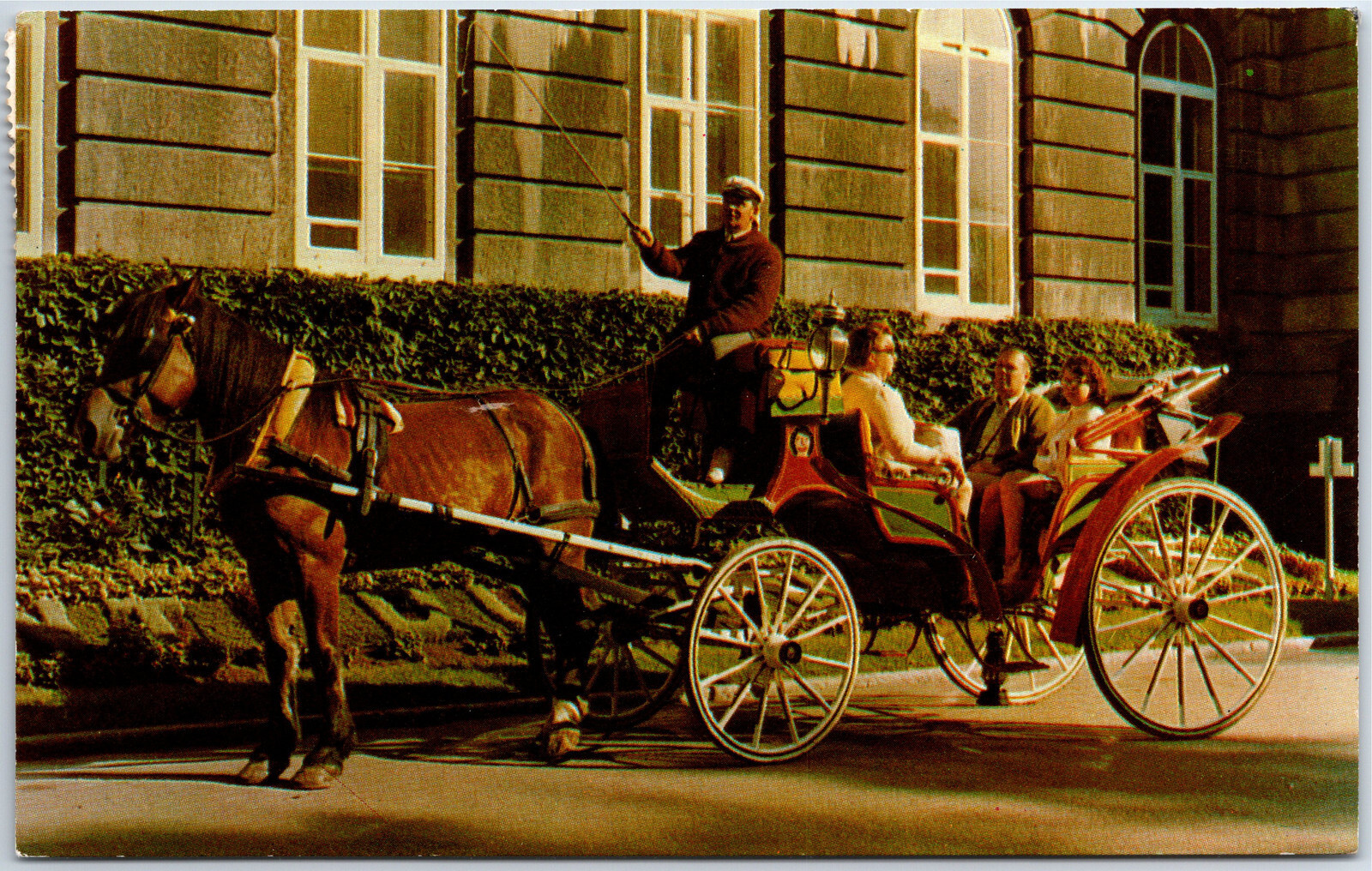 Vintage Postcard Tourists Using a "Surry" for Sightseeing in Quebec ...