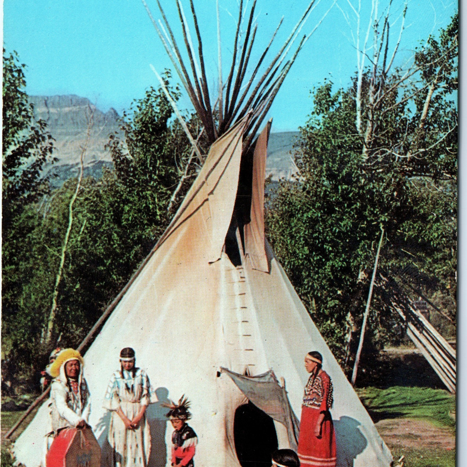 c1960s Indian Family Teepee Native American Chrome Free Lance ...