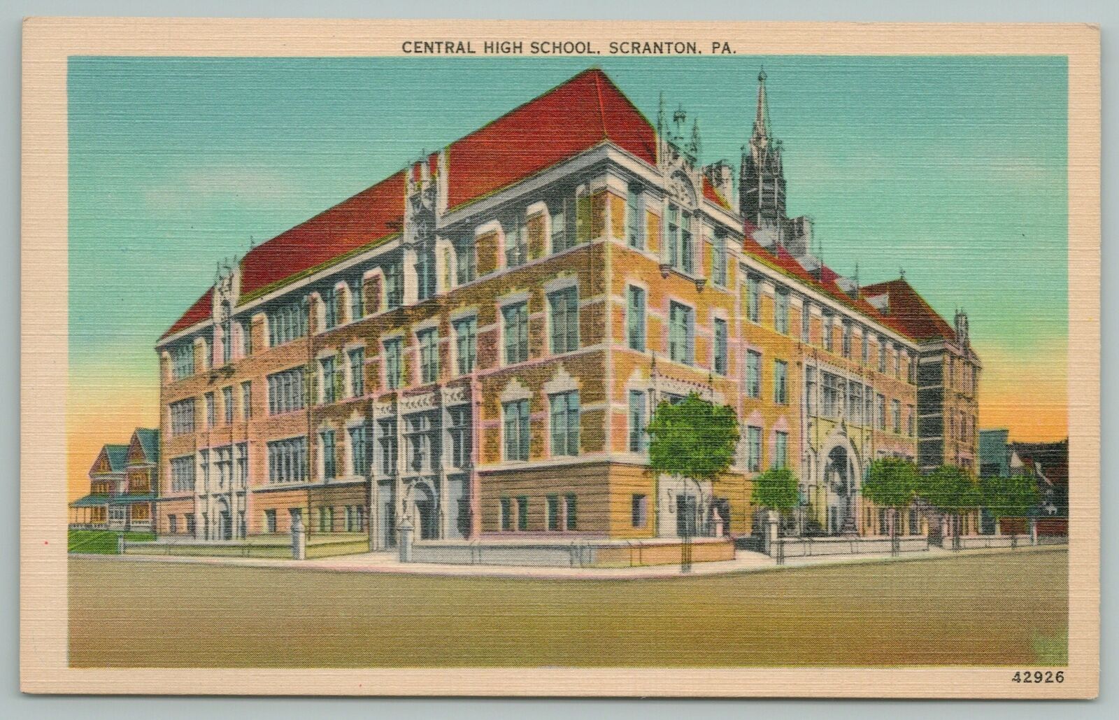 Pennsylvania~Scranton~Central High School~Closed In 1991~Vintage ...