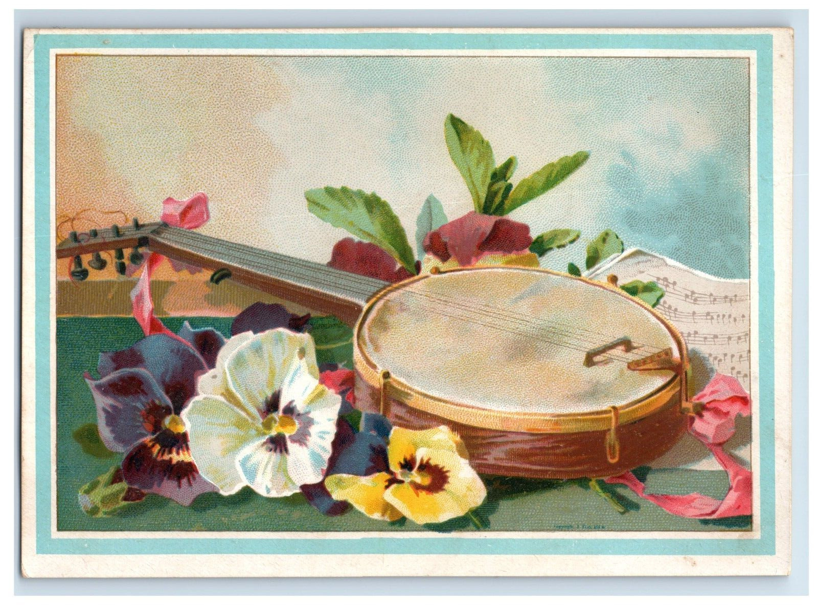 1880s Banjo Sheet Music #5U | Ephemera - Chromo & Printed Images ...