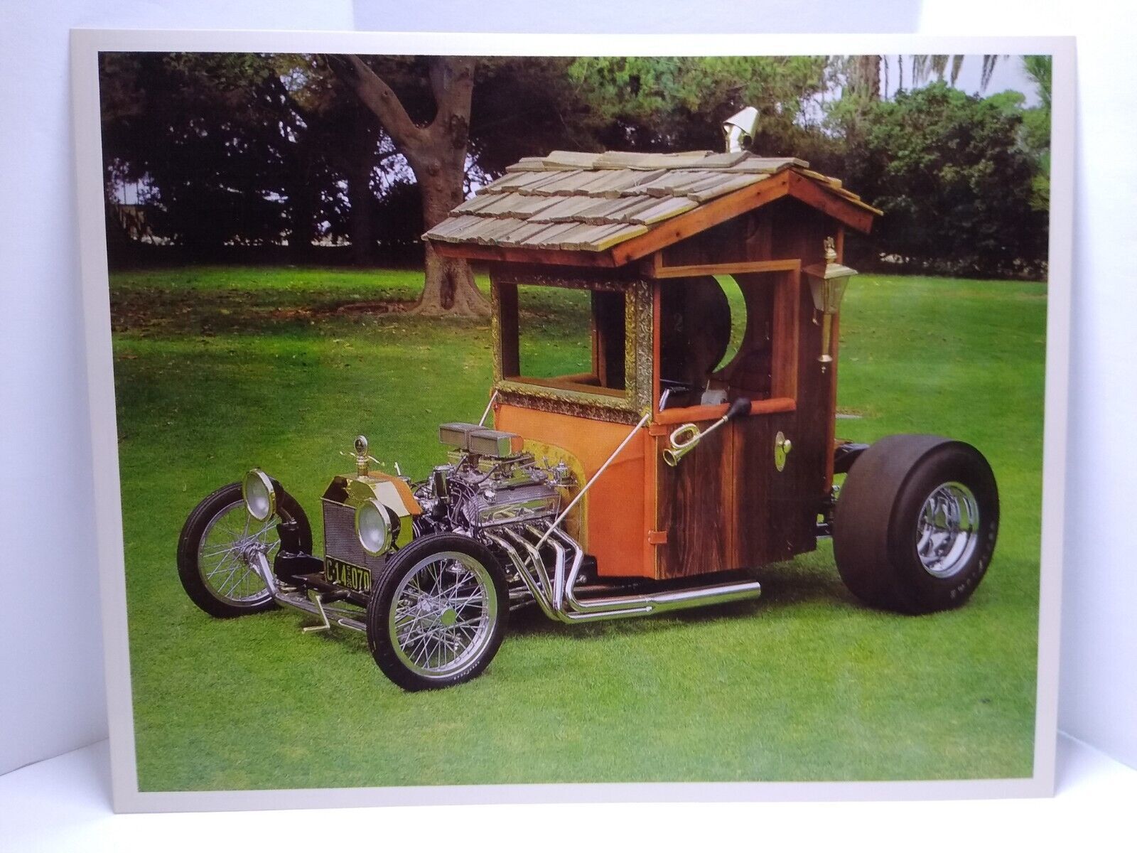 Outhouse Hot Rod Race Car Photo Custom Show Automobile Original Jay ...