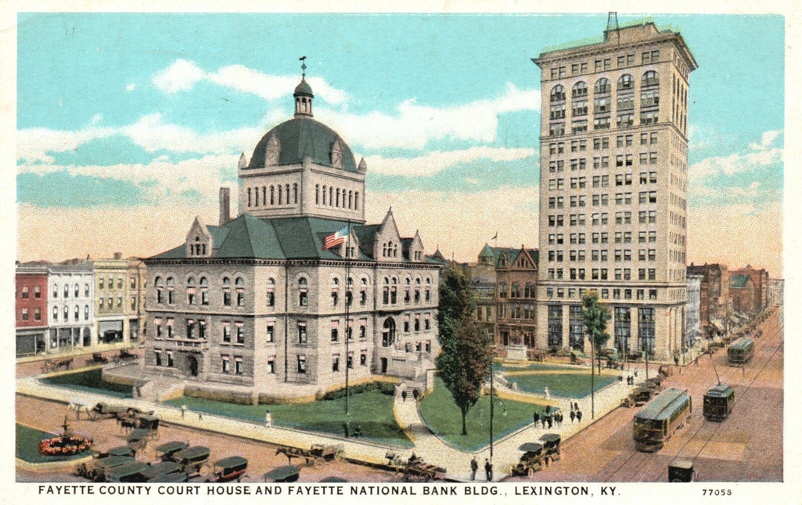 Lexington Kentucky, Fayette County Courthouse Fayette National Bank Old ...