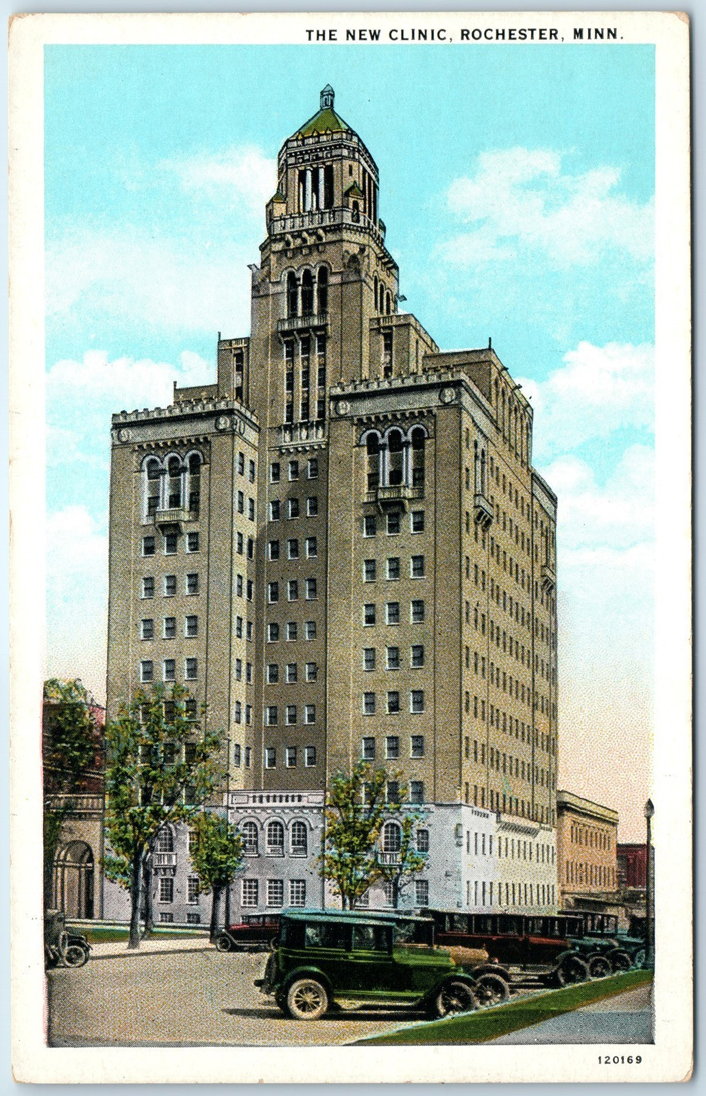 1928 Rochester, MN New Clinic Epic Building Touring Cars Ford Model A ...