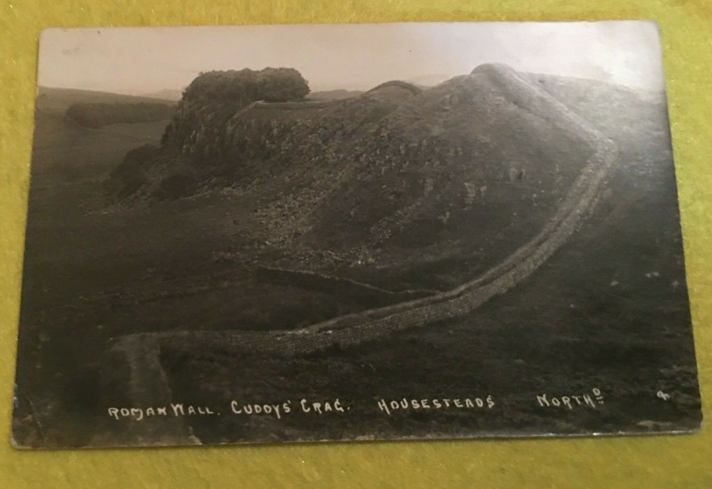 Used Postcard - Hadrians Wall Cuddys Crac Housesteads Northumberland UK ...